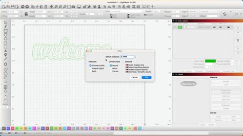 Two Ways To Outline Text In Lightburn