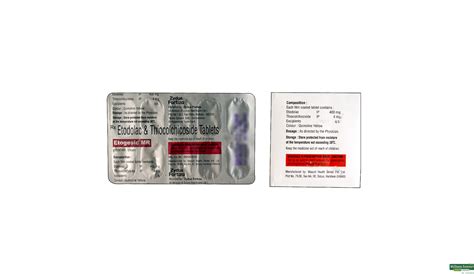 Buy Etogesic Mr 10 Tablets Online At Best Prices Wellness Forever