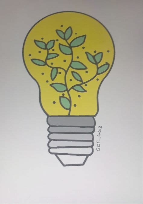 Foco Encendido Dibujo