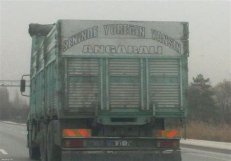 Kamyon Arkası Komik Yazıları Fotoğrafları