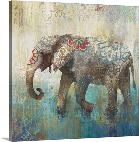 Boho Elephant I Great Big Canvas