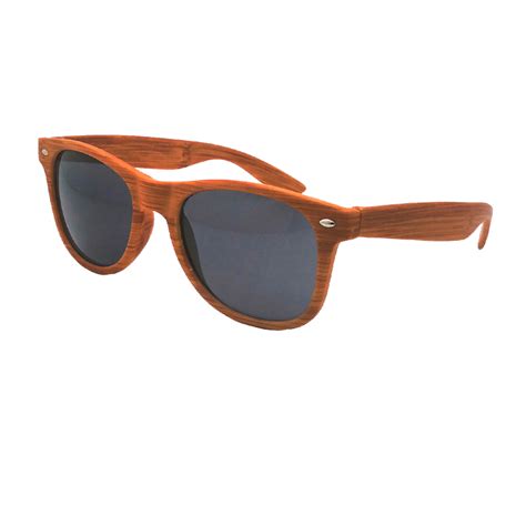 Wood Grain Custom Sunglasses Manufacturers Baiyu Eyewear