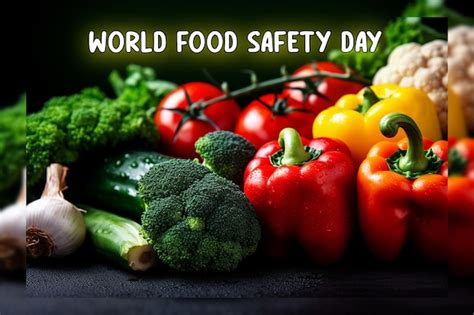 Premium Psd World Food Safety Day And World Food Day Concept