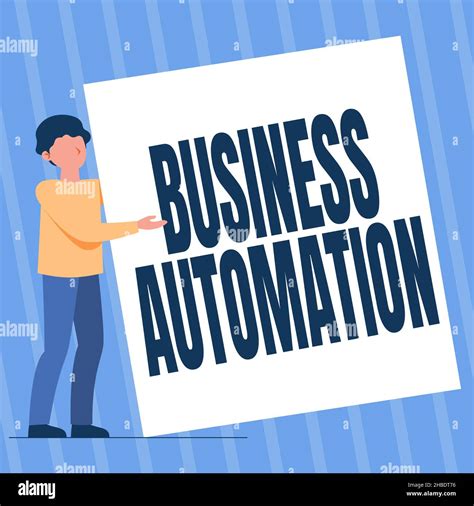 Inspiration Showing Sign Business Automation Concept Meaning For Digital Transformation