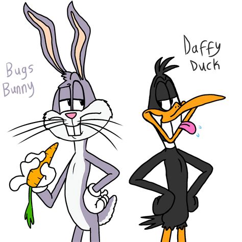 Bugs Bunny And Daffy Duck In My Style Headcanon By Racingblue1x On Deviantart