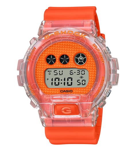 Casio G Shock Orange Digital Mens Watch Countdown Timer Dw 6900gl 4d