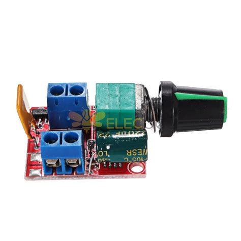 DC 5V To 35V 5A Mini Motor PWM Speed Controller Ultra Small LED Dimmer Speed Switch Governor