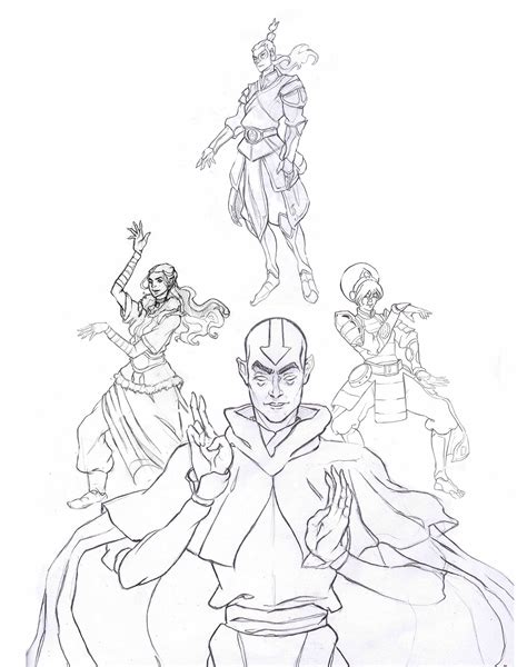 The Last Airbender Fan Art Comission On Behance