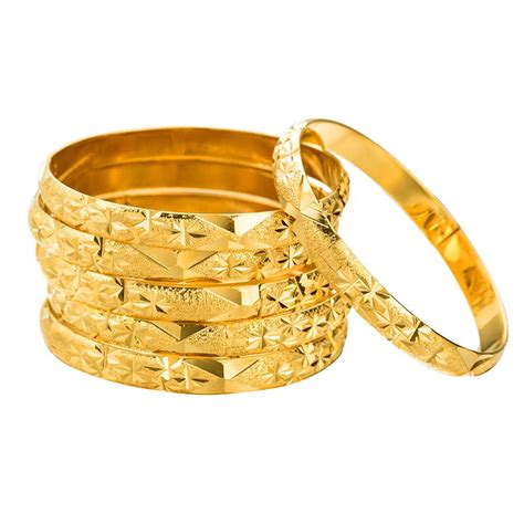 Goud Kleur Stks Partij Ethiopische Sieraden Bang Grandado