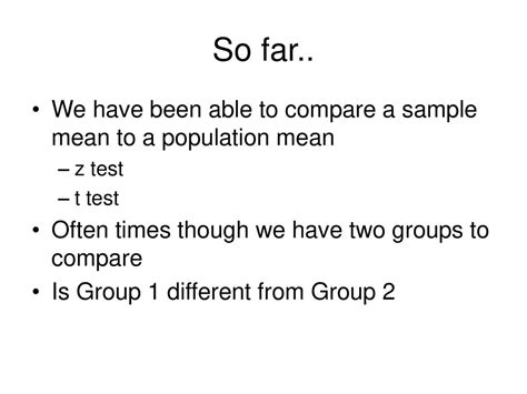 Comparing Two Groups Statistics Ppt Download