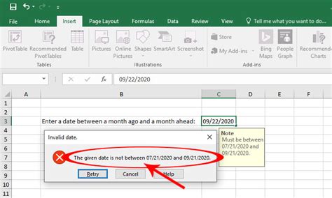 create xlsx files with date range data validation spreadsheet