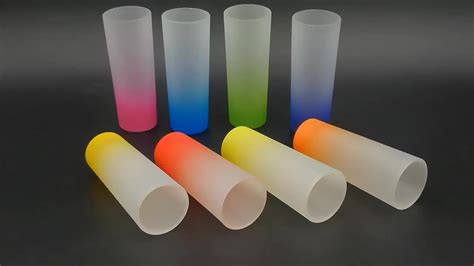 Wholesale Sublimation Blanks 3oz Mug Gradient Rainbow Color Drinking