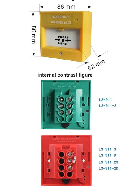 Conventional Fire Alarm Emergency Push Button With Key Buy Conventional Push Button With Key
