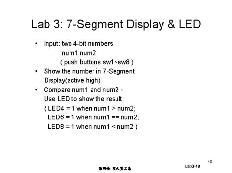 Lab Fpga Implementation Specification Rtl Design And