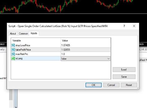 Купите Торговую утилиту Opensingleorder Calculatelotsize Input Sltp