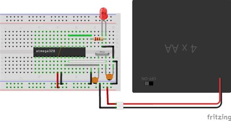 Arduino Atmega328p On A Breadboard Electronics Lab
