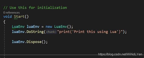 Unity中使用xlua基础 Csdn博客