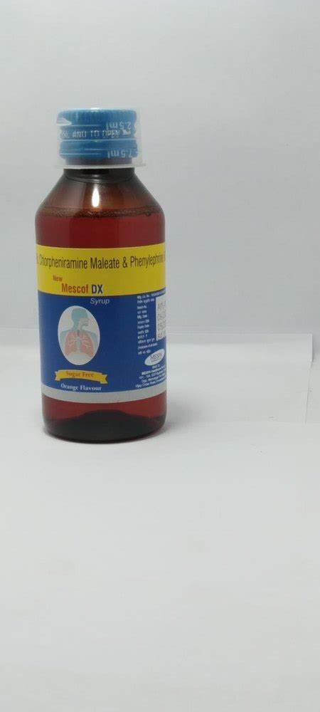 Mespa Dextromethorphan Hydrobromide Cough Syrup 100 Ml At ₹ 84bottle