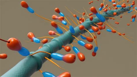 Detailed Microscopic Representation Of Neuronal Structures And Connections Premium Ai