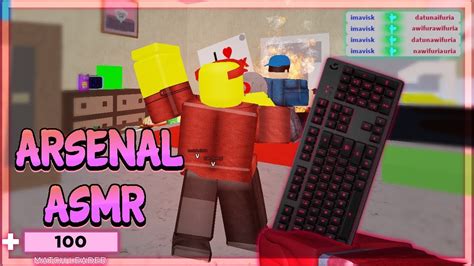 Roblox Arsenal Asmr Keyboard Sounds Very Clicky Youtube