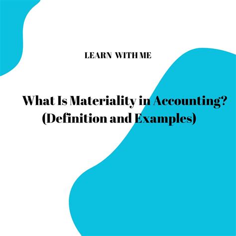 Materiality And Immateriality In Accounting Lawal Fareedahaatbsc