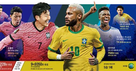 몸값 한국 1800억원 Vs 브라질 1조3000억원
