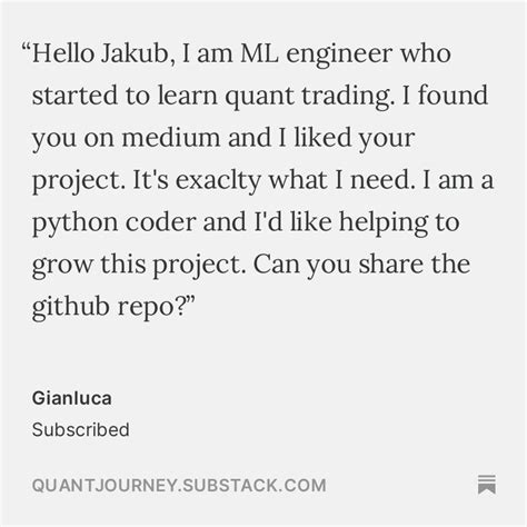 Jakub Polec On Linkedin Programming Ml Datascience Python Crypto