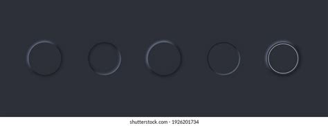 Buttons Neomorphism Style Website App Ui Stock Vector Royalty Free 1926201734
