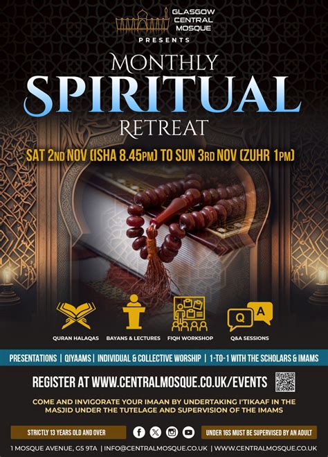 Spiritual Retreat Glasgow Central Mosque