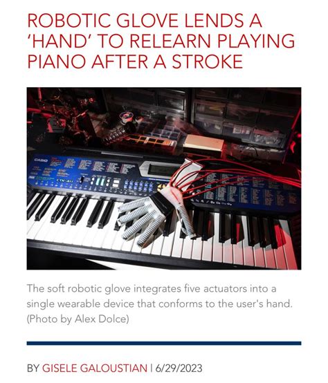 Professor Erwin Loh On Linkedin Robotic Glove Sensors Ai