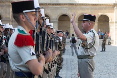 2e Rep And 1er Rec Colors Were Decorated French Foreign Legion