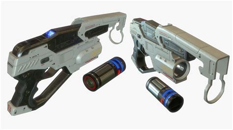 공상 과학 총 3d 모델 15 Max Obj Unknown Blend Fbx Unitypackage Upk Free3d