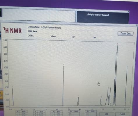 Solved Th Ftir Common Name 2 Ethyl 3 Hydroxy Hexanal Iupac