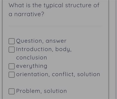 What Is The Typical Structure Of A Narrative Studyx
