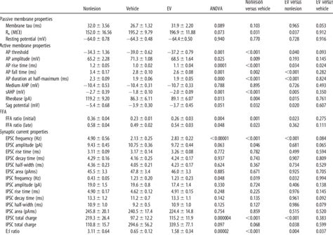 Electrophysiological Properties Of Vpmc Layer 3 Pyramidal Neurons