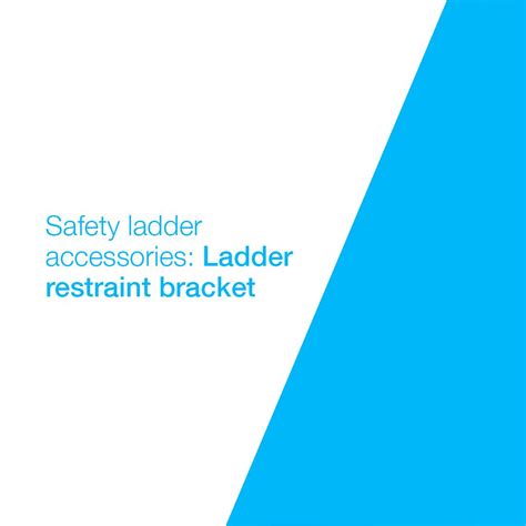 Ladder Ladderrestraint Safetysystem Bracket Restraint Safety