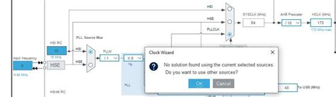 Solved Bug Stm32g4 Clock Configuration Panel Bugs With H