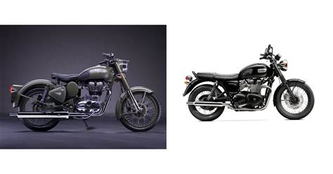 Motorrad Vergleich Royal Enfield Bullet 500 Classic Efi Military 2014