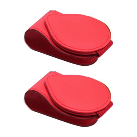 Car Sunglasses Holder 2pcs Car Glasses Clip Multi Function Car Glasses