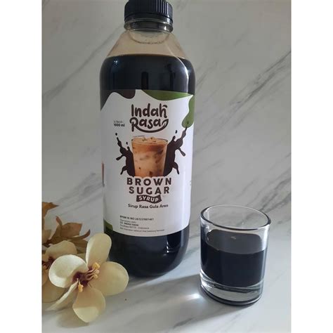 Jual Brown Sugar Syrup Indah Rasa 1 Liter Lembut Dan Legit Brown