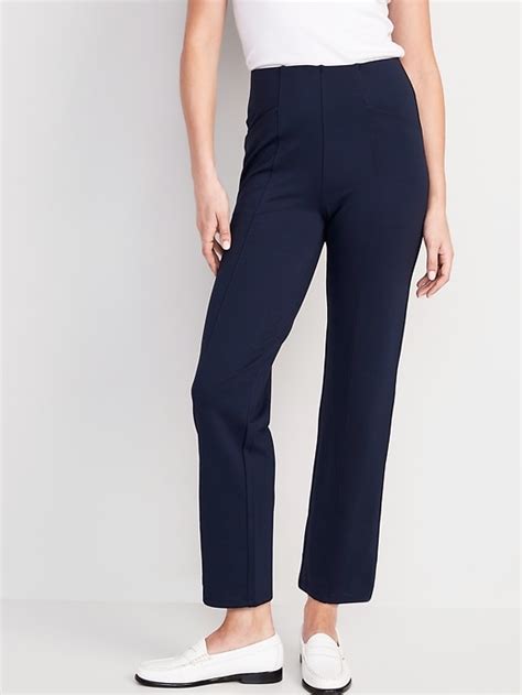 Old Navy Extra High Waisted Stevie Straight Taper Ankle Pants For Women