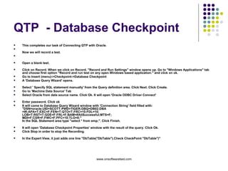 Qtp Tutorials Ppt