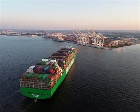 Port Of Baltimore Welcomes Largest Ever Container Ship To Visit Md Baltimore Md Patch