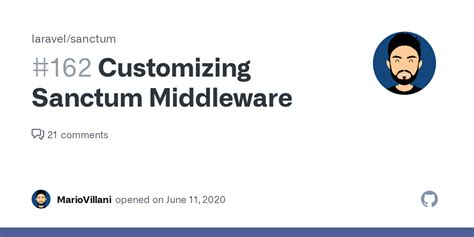 Customizing Sanctum Middleware Issue Laravel Sanctum Github