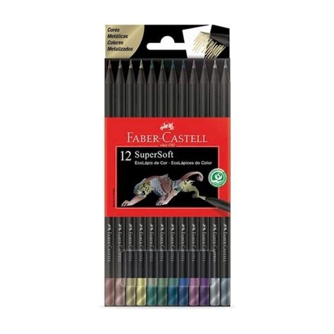 Lapices Faber Castell Supersoft X 12 Metalicos Tomy