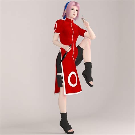 Sakura Haruno Pose 06 3d Model Cgtrader Sakura Haruno Pose 06 3d Model Cgtrader