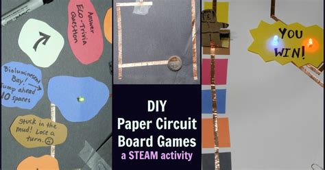 Share It Science Diy Paper Circuit Board Games