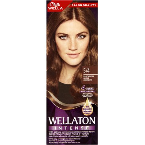 Wellaton Intense Farba Do W Os W Kasztanowa G Bia Ml Wella