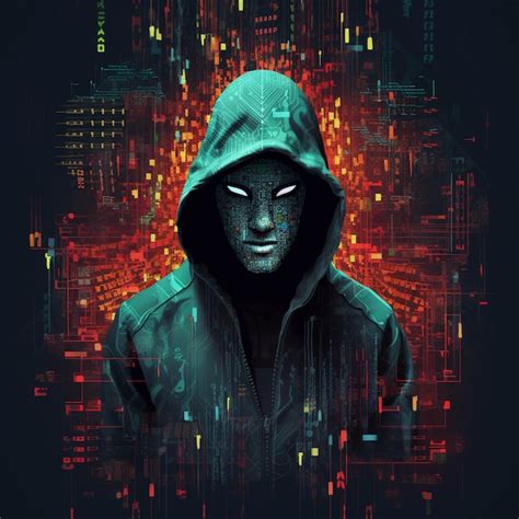 Premium Ai Image Online Security Technology Hacking Background