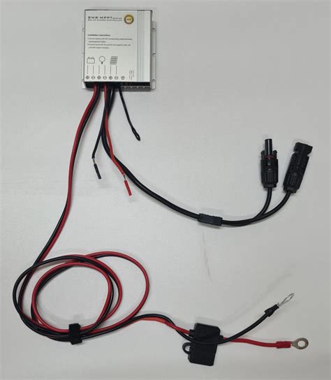 A Waterproof MPPT Solar Controller With Clips Connectors All
